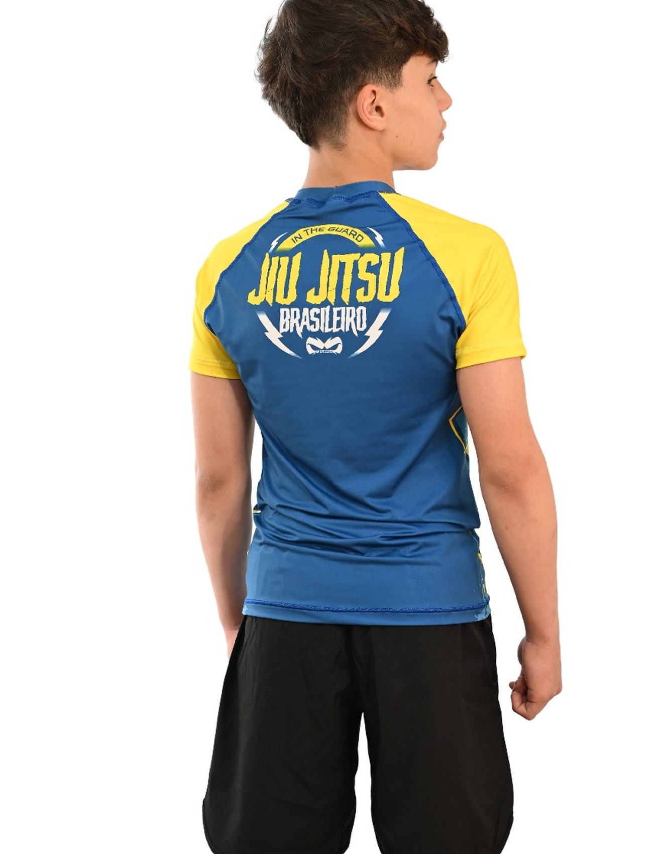 Rash Guard Infantil Brasil Azul